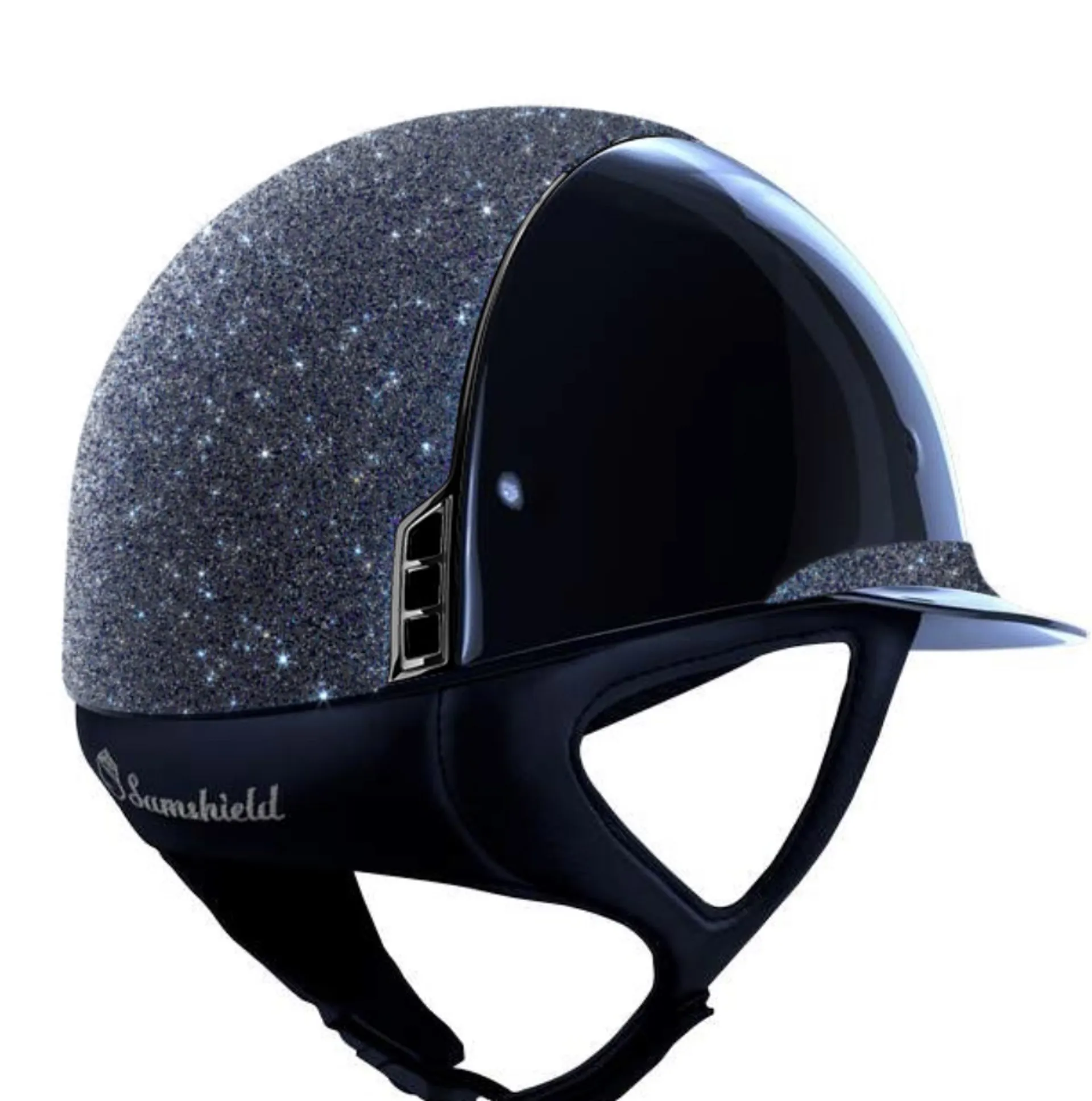 Samshield MissShield Glossy Blue Paradise Shine Crystal Fabric To