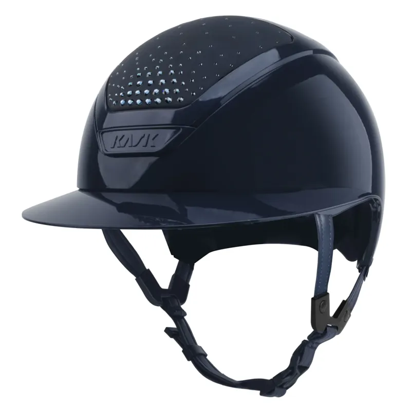 KASK Star Lady Pure Shine Passage Riding Hat Navy/Navy/Montana